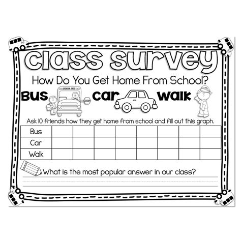 School Bus Safety Class Survey Lucky Little Learners