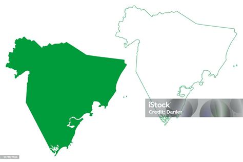 구아라파리 지방 자치체 지도 벡터 일러스트 낙서 스케치 구아라파리 지도 0명에 대한 스톡 벡터 아트 및 기타 이미지 Istock