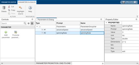 Author Parameters In System Composer Using Parameter Editor Matlab