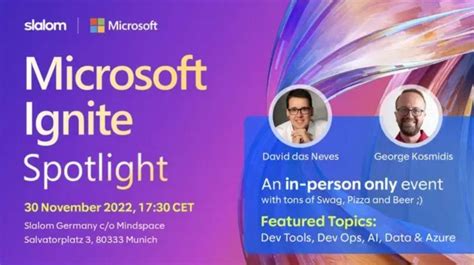 David Das Neves On Linkedin Meetup Microsoft Microsoftazure Ignite