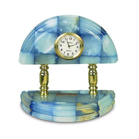 Onyx Patchwork Clock