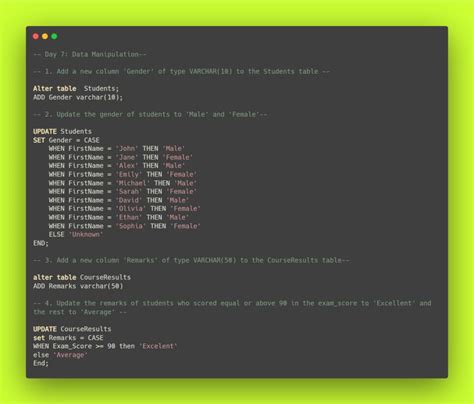 Marcela Caetano On Linkedin Sqlweek Datamanipulation Addfunction Dataenhancement