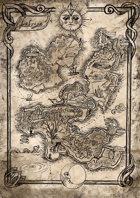 Mapa Fantasy Behance