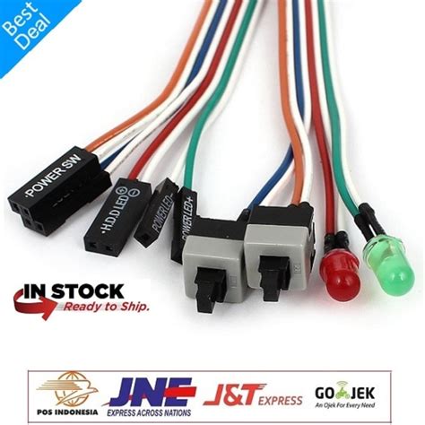 Jual Kabel Tombol Power Switch Front Panel Led Button Komputer Cpu