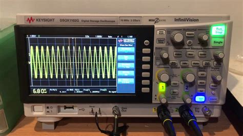 Frequency Modulation On Keysight Dsox1102g Youtube