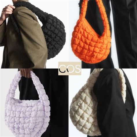 Cos 코스 퀼티드 미니백 라일락 오렌지 블랙 스톤 크림 가격 제니 가방 구름백 구름빵 추천 네이버 블로그