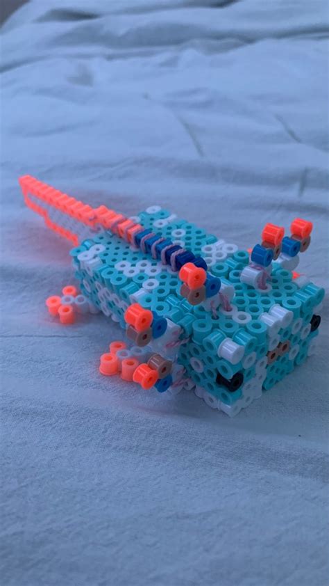 Diy Minecraft Fox Perler Bead Figure Artofit