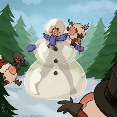 Nov Gag Stream Minas Snowman Makeover By Pyperhaylie Hentai Foundry