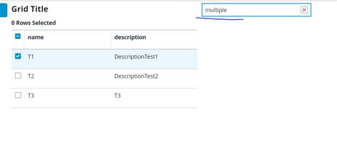 Dynamic Row Selection Type Not Working In Grid Wid Ptc Community
