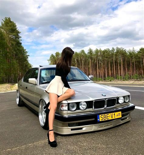 Car Poses Bmw Girl Street Racing Cars American Muscle Cars Car