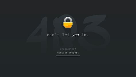 403 Forbidden HTML Templates
