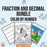 Operations With Decimals Color By Number Decimals Coloring TPT