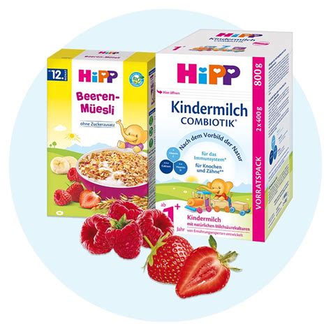 HiPP: 7 Rezepte mit HiPP Kindermilch® | Milch, Beeren, Müsli