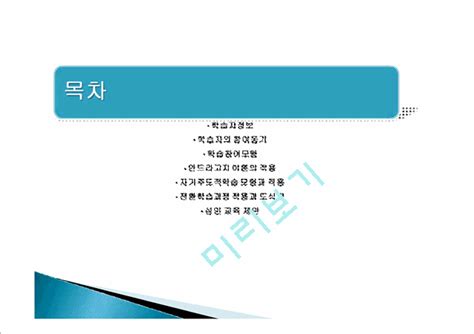 평생교육 안드라고지이론과 전환학습과정 및 성인교육의 나아갈 방향사범교육레포트