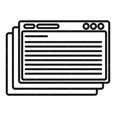 Premium Vector Web Page Testing Icon Outline Web Page Testing Vector Icon For Web Design