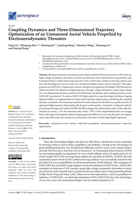 pdf coupling dynamics and three dimensional trajectory optimization