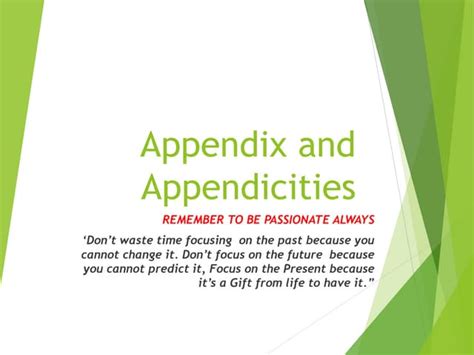 Full Appendicitis Lecture Andrew Njamba Pptx