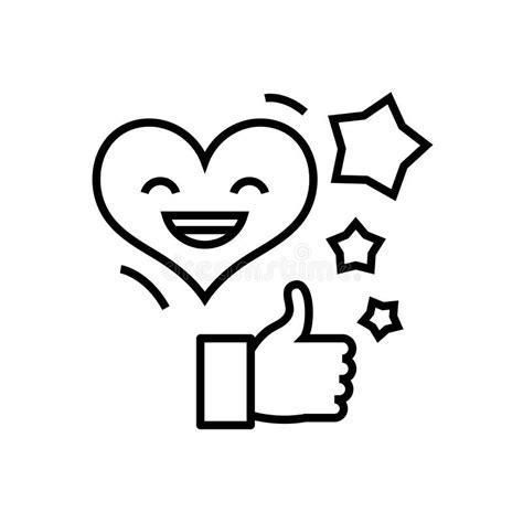 Great Solution Line Icon Concept Sign Outline Vector Illustration Linear Symbol Stock Vector