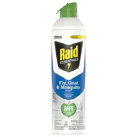 Raid Essentials Fly Gnat And Mosquito Killer Insecticide Aerosol Spray