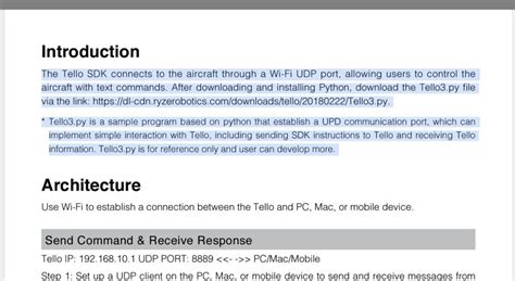 Python Tello Edu
