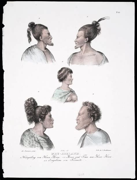 Māori Hairstyles 1826 Polynesian People Polynesian Culture Te Puna