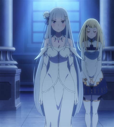 Anime Season Emilia In A Wedding Dress 😍 Anime Rezero