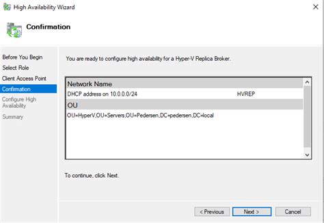 Configure Cross Domain Failover Cluster Replication Spirhed
