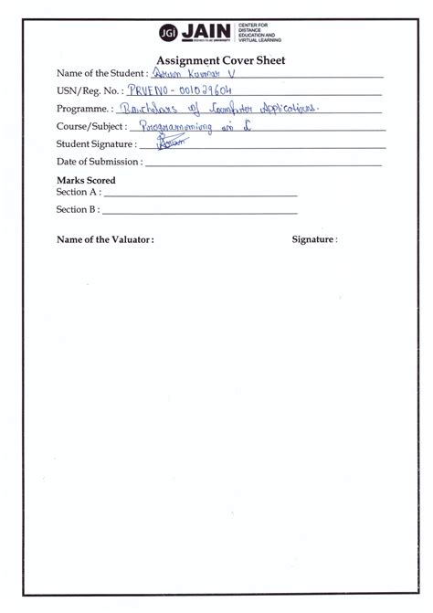 Programming In C Assessment 1 Bachler Of Commerce Studocu