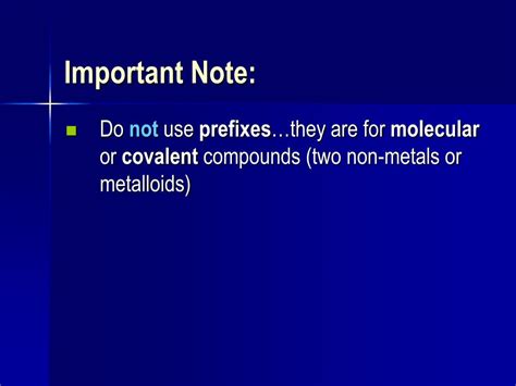 Ppt Binary Ionic Compounds Transition Metals Powerpoint Presentation Id 6384470