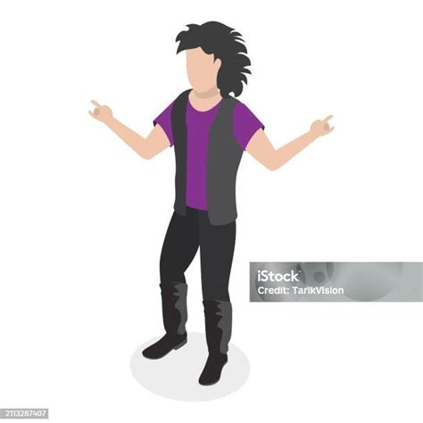 3d 아이소 메트릭 플랫 벡터 세트 사람들 와 90 년대 의상 항목 3 1980년에 대한 스톡 벡터 아트 및 기타 이미지 1980년 1990년 거리 Istock