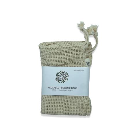 Net Produce Bag Set Of 3 Natures Bodega