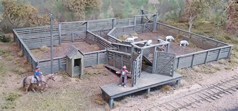 Local stockyards for shipping livestock N Scale Trains, Ho Trains ...