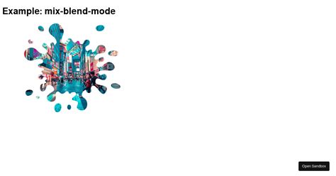 Css Mix Blend Mode Codesandbox