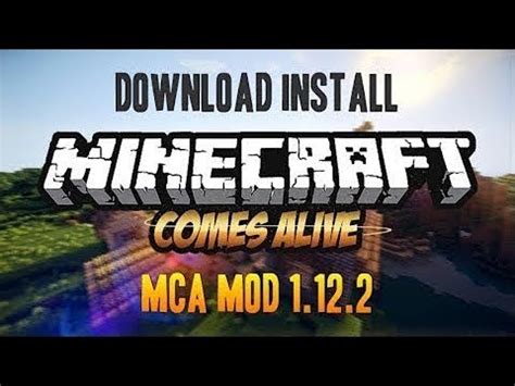 How To Install Minecraft Comes Alive Mod YouTube
