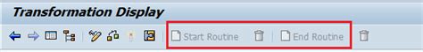 Choosing Between Start Routine And End Routine In Sap Bw