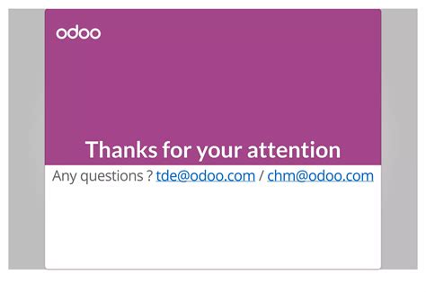 Odoo CMS Dynamic Widgets PPT