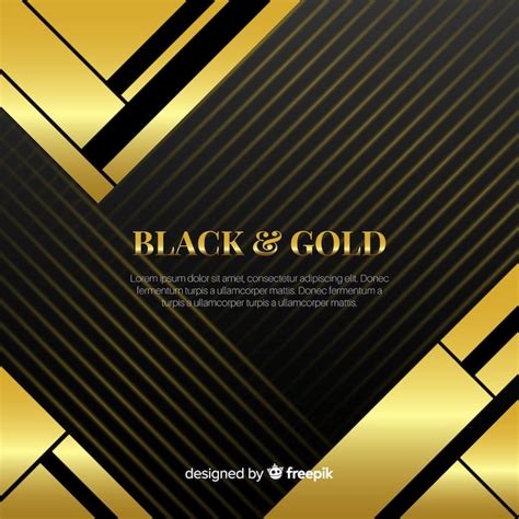 Free Vector Golden Abstract Geometric Background