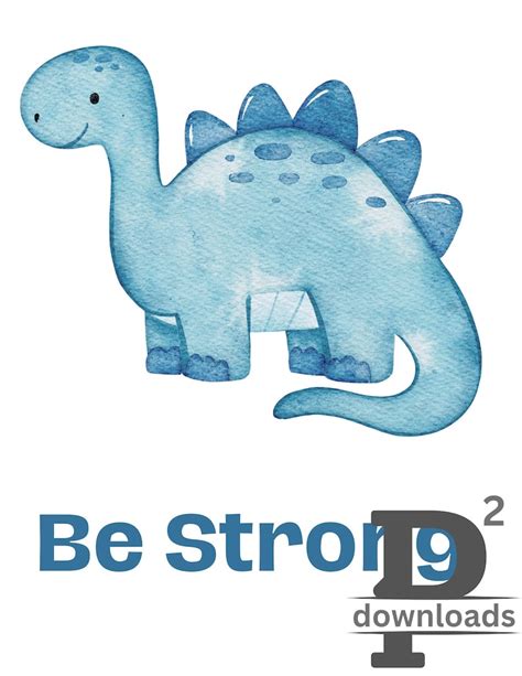 Dinosaur Class Rules Be Brave Be Kind Be Strong Wall Posters Digital