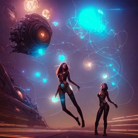 time machine steampunk girl in thongs outer space by ziggyxdust on