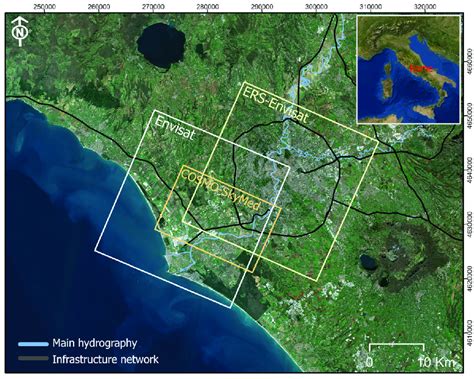 SAR Data Set In Study Area Background Sentinel 2 Image 2022 Download Scientific Diagram