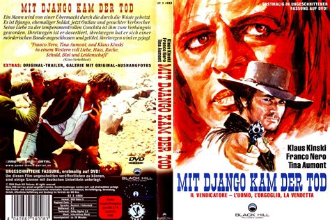 Mit Django Kam Der Tod Franco Nero Klaus Kinski German Dvd Cover