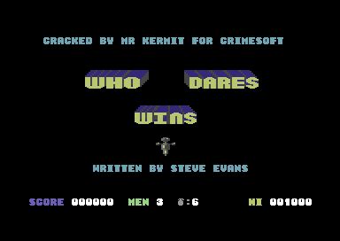CSDb Who Dares Wins By Crimesoft