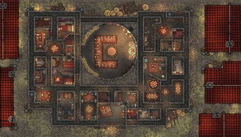 Morvold Press Battle Map Thieves Guild Stronghold