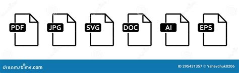Collection Of File Formats Big Icon File Format Of Document PDF DOC
