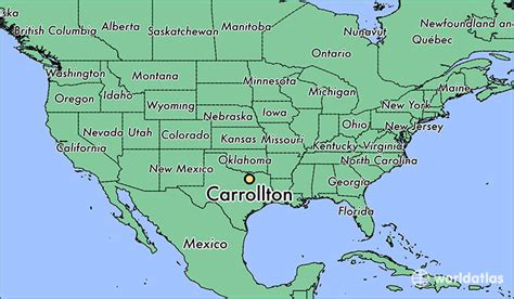 Where Is Carrollton Tx Carrollton Texas Map