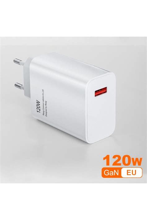 QÜmÜŞ 120 Watt Type C Yüksek Hızlı Şarj Aleti Usb Başlık Type C Kablo