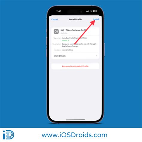 Download Ios 17 Beta Profile Public Developer On Iphone Ios Droids