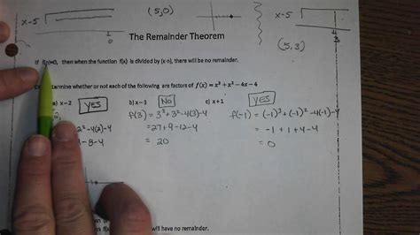 11 27 Alg2 Remainder Thm YouTube