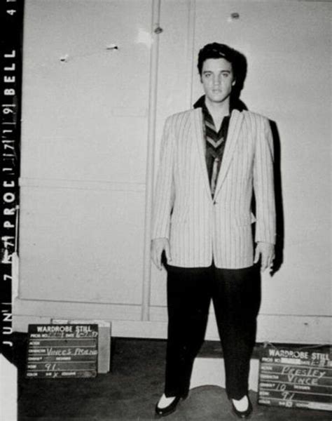 Elvishistory Jailhouse Rock Wardrobe Test Photo Elvis1950s