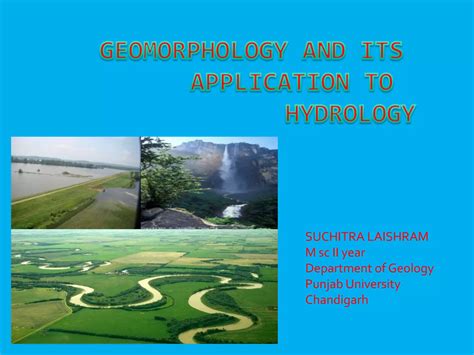 Geomorphology And Its Application To Hydrogeology Pptx